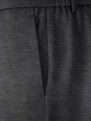 BERWICH Drawstring-waist Trousers - Grey