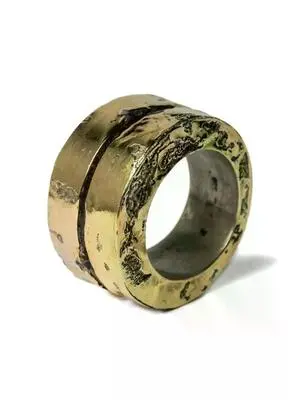 PARTS OF FOUR 18k-plated Crevice Ring