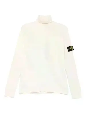 Stone Island Ribbed High-neck Sweater - Neutrals