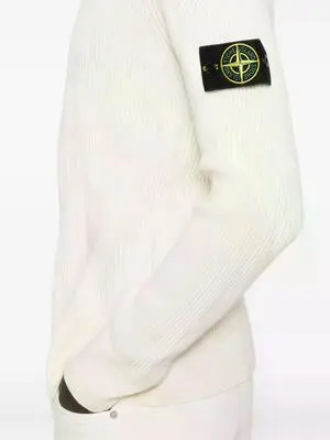 Stone Island Ribbed High-neck Sweater