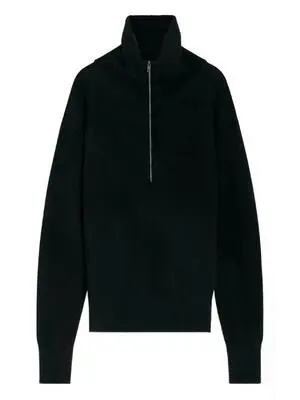 LEMAIRE Ribbed Half-zip Sweater