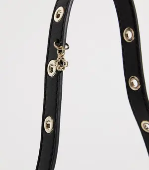 Maje Leather Miss M Mini Bag - Black