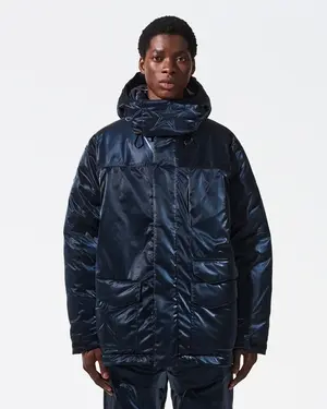 Perfect Moment Max Down Parka Jacket - Blue-liquid