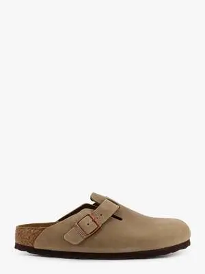 BIRKENSTOCK Boston Bs Leather Mule - Beige