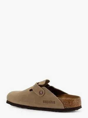 BIRKENSTOCK Boston Bs Leather Mule - Beige