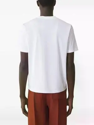 LANVIN Logo-embroidered Cotton T-shirt