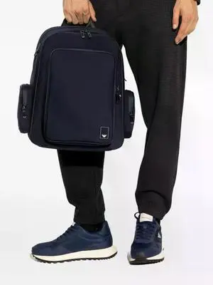 Emporio Armani Logo-patch Adjustable Backpack