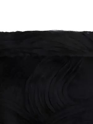 GENNY Wave-textured Off-shoulder Dress