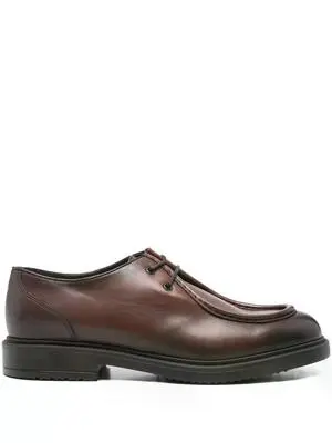 DOUCAL'S Leather Lace-up Shoes - Brown