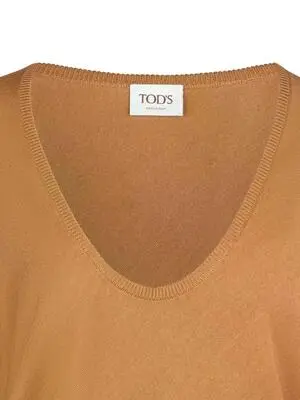 TOD'S V-neck Wool-silk Blend Sweater