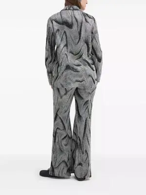 MARGHERITA MACCAPANI Swirl Pattern Blazer - Grey