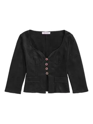 MARGHERITA MACCAPANI Vinnie Structured Top - Black