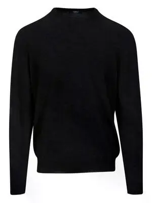 Fedeli Round-neck Sweater - Black