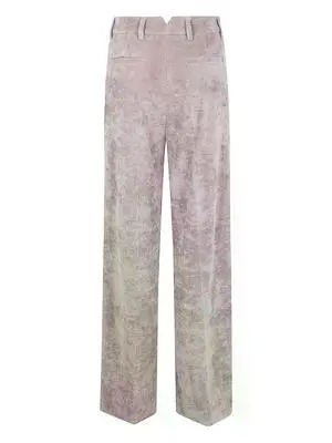 DRHOPE Pleated Corduroy Trousers - Neutrals