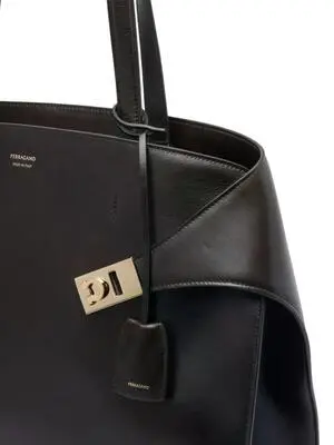 FERRAGAMO Hug Leather Tote