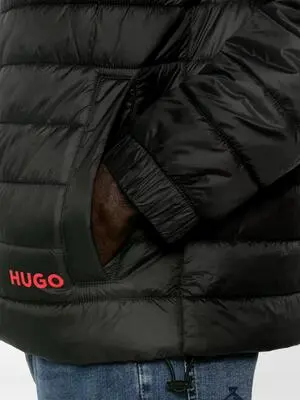 Hugo Embroidered-logo Padded Jacket