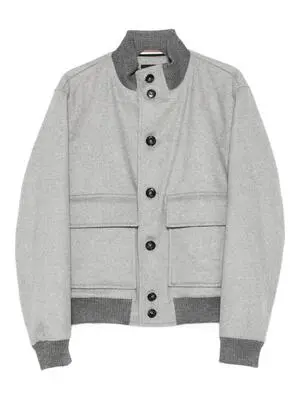 BOSS Button-fastening Pocket Bomber Jacket
