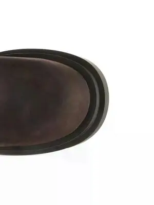 Rick Owens 60mm Platform Leather Boots - Brown