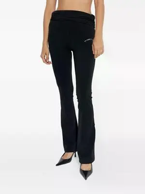 MISBHV Branding-detail Flared Trousers