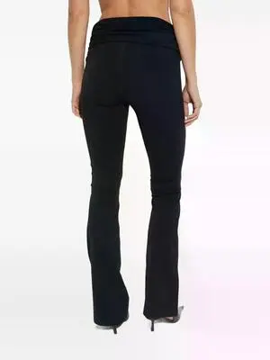MISBHV Branding-detail Flared Trousers