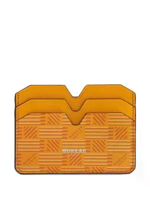 Moreau Geometric-pattern Cardholder - Orange