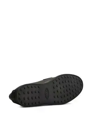 TOD'S Leather Penny Loafers - Black