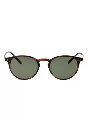 Oliver Spencer Riley Sun Round-frame Sunglasses - Brown
