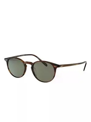 Oliver Spencer Riley Sun Round-frame Sunglasses - Brown