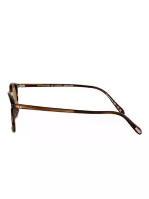 Oliver Spencer Riley Sun Round-frame Sunglasses - Brown