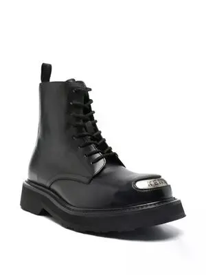 Kenzo Lace-up Leather Boots