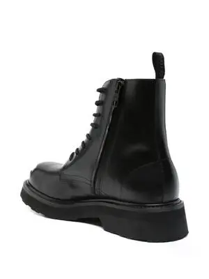 Kenzo Lace-up Leather Boots