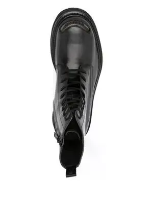 Kenzo Lace-up Leather Boots