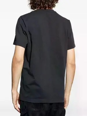 Moncler Logo-printed Cotton T-shirt - Blue