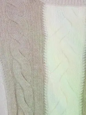 GRAN SASSO Cable-knit Turtleneck Sweater - Neutrals