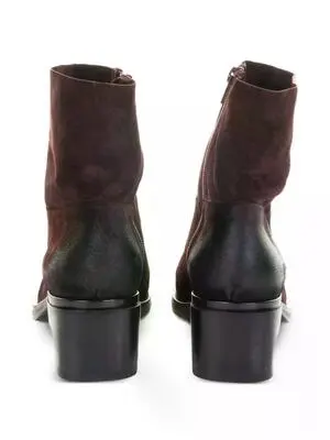 Elena Iachi 40mm Suede Block-heel Boots