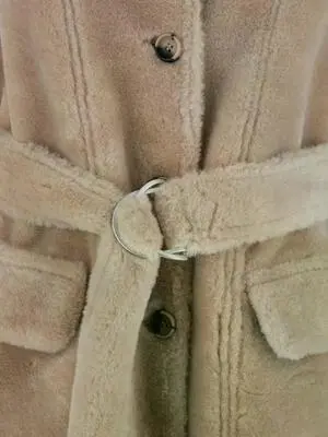 URBANCODE Belted Buttoned Coat - Neutrals