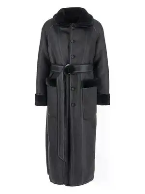 URBANCODE Belted Faux-fur Coat