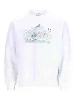 Casablanca Montagne-print Sweatshirt - White