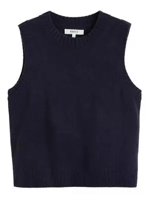 Chinti & Parker Round-neck Vest - Blue