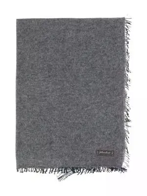 Faliero Sarti Fringed Cashmere Scarf - Grey