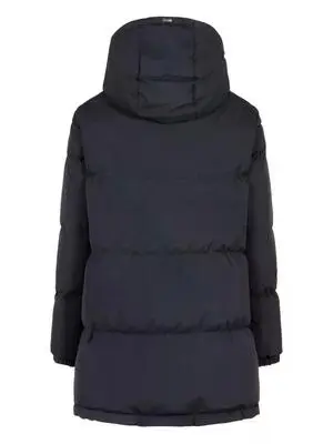Herno Hooded Puffer Coat - Blue