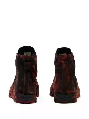 Y3 Nizza Hi Tie-dye High-top Sneakers - Black