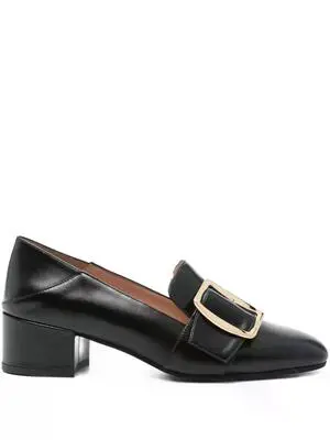 Bally 40mm Buckle-detail Block-heel Pumps