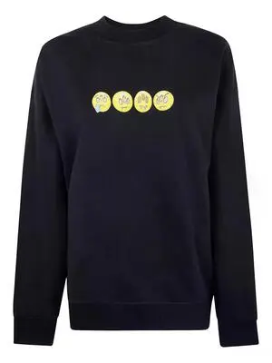 BARROW Emoticon-print Sweatshirt