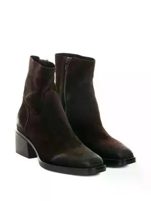 Elena Iachi 40mm Suede Zip-fastening Ankle Boots