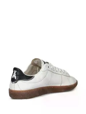 Patrizia Pepe Logo-print Leather Sneakers