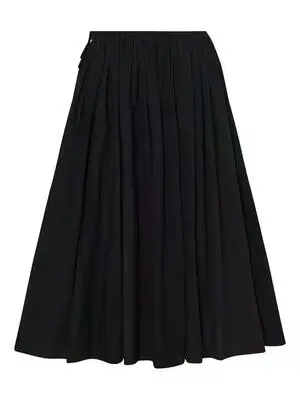 THE ROW Drawstring Pleated Skirt