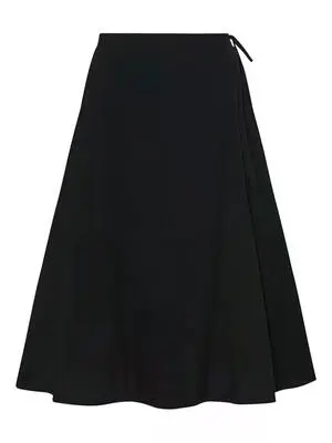THE ROW Drawstring Pleated Skirt