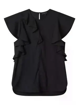 LEE MATHEWS Ella Ruffle-detail Blouse