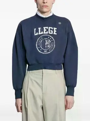 RECTO College-logo Cropped Sweatshirt